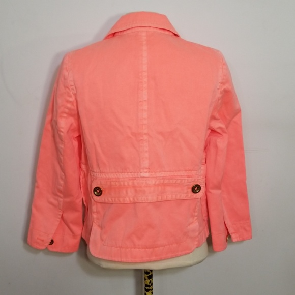 Juicy Couture | Jackets & Coats | Juicy Couture Neon Orange Denim ...